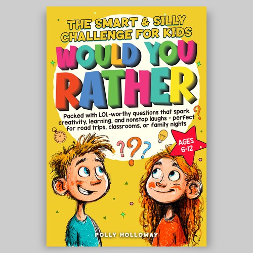 Designs | “Fun, Sketchy, Whimsical Kids Book Cover Needed for 'Would ...