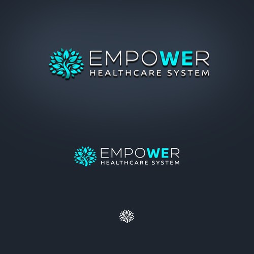 metallic logo with tree of life image for medical management | Logo ...