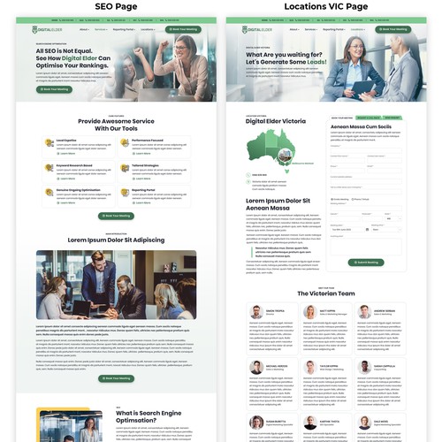 Designs | Digital Marketing Website Redesign - Inspiring / Modern ...