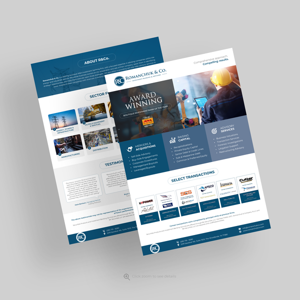 Design a pdf sales flyer that will blow people away | Postcard, flyer ...