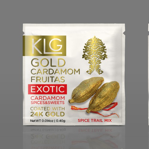 Gold Cardamom Fruitas | Product packaging contest