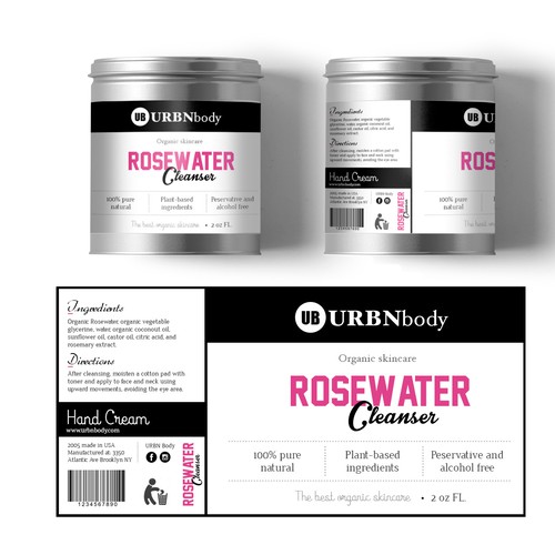 Design an ultra modern label for an organic skincare line | Product ...