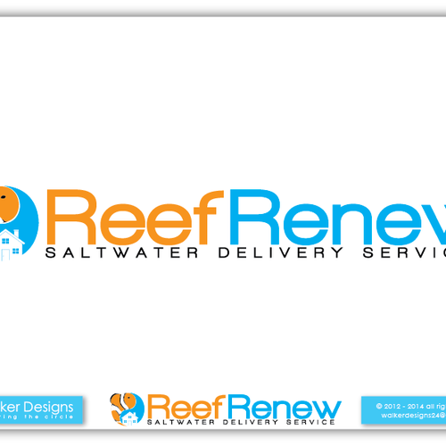 Create an eye catching logo for aquarium service Reef Renew | Logo ...