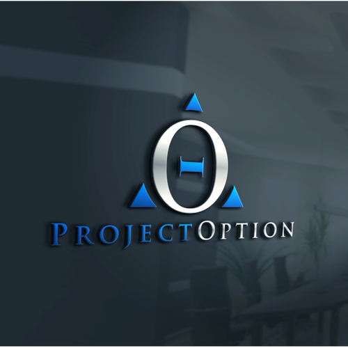 Create a logo for ProjectOption -- a stock market / options trading ...
