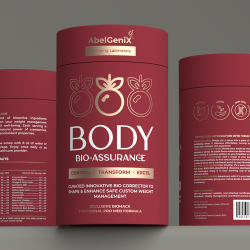 Designs | Supplement Packaging Premium / luxury design | Product ...