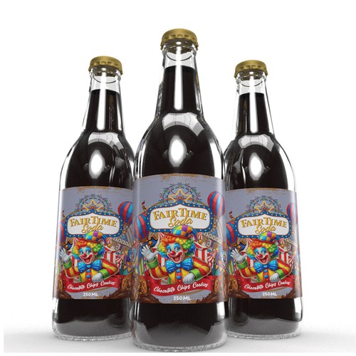 Designs | Fair Time Soda Pop Label | Product label contest