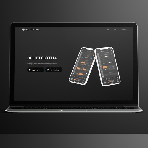 Designs | Catching One-pager Web Site Design for existing iPhone ...
