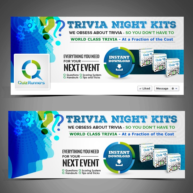Facebook Cover for Trivia Website | Facebook cover contest