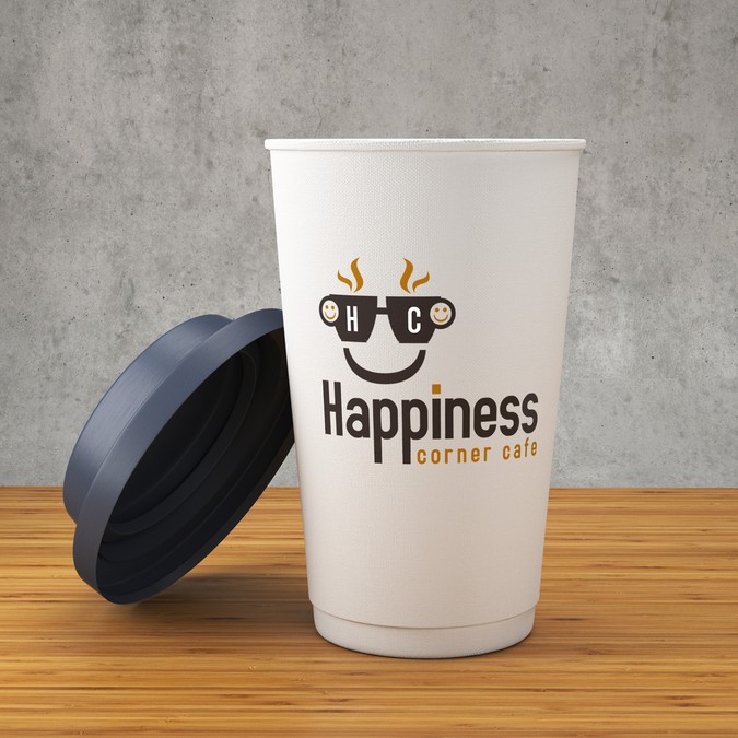 Design a unique logo for Happiness corner cafe | Logo design contest