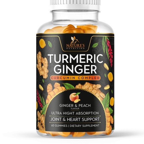 Designs | Natural Turmeric Gummies Design Need for Nature's Nutrition ...