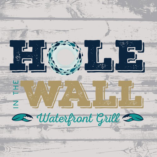 Logo for a new waterfront restaurant and bar | Logo design contest