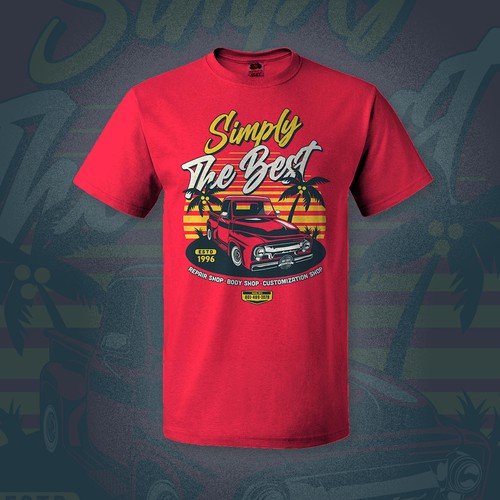 Designs | fun, hip, eye-catching T shirt for an AUTO BODY SHOP | T ...