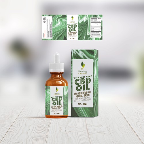 Design Healing CBD Oils Labels Stand Out! | Etiketten Wettbewerb