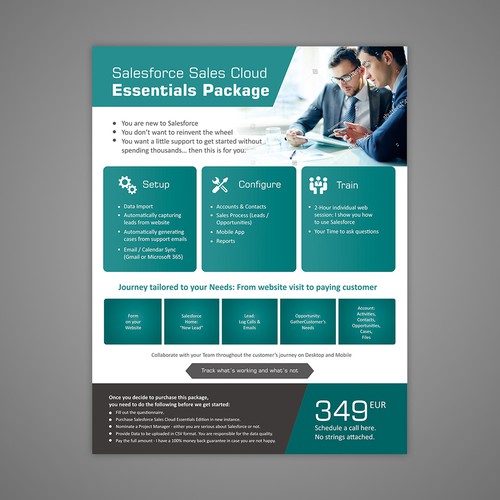 Design a one page promo package for a Salesforce Consultancy | Postcard ...