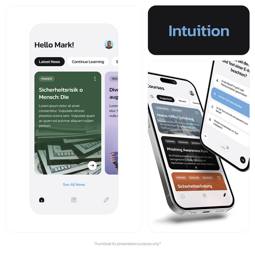 Designs | UI/UX Redesign for Cybersecurity Learning App – Intuition (4 ...
