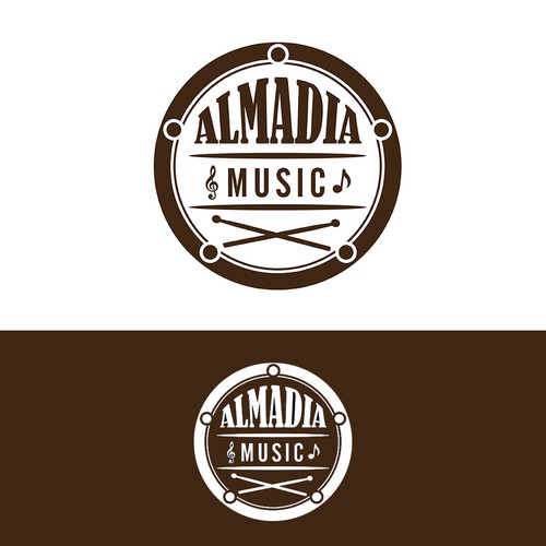 LOGO Design for "ALMADIA MUSIC" | Logo design contest
