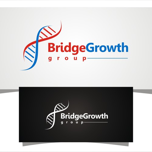 Logo for Biotech-Pharma Company: Bridge Growth Group | Logo design contest