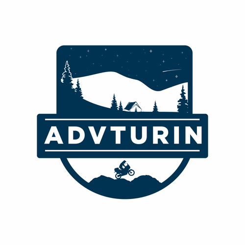 logo for Motorcycle education and travel from a lone rider | Logo ...