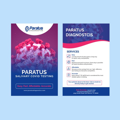 Designs | Compelling COVID testing flyer needed for Texas lab ...