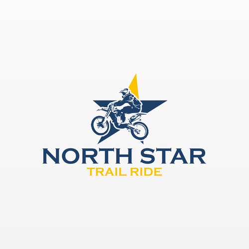 Create an obvious visual symbol for North Star Trail Ride merchandise ...