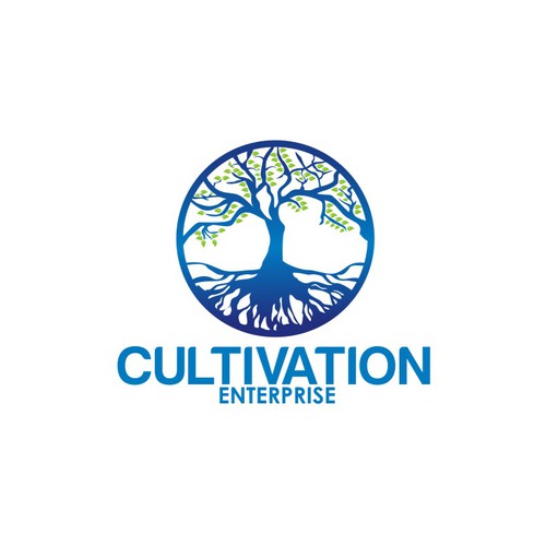 Combine a tree and a circle to form the logo for Cultivation ...