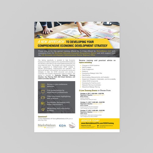 RUSHED & GUARANTEED: TRAINING EVENT FLYER | Postcard, flyer or print ...