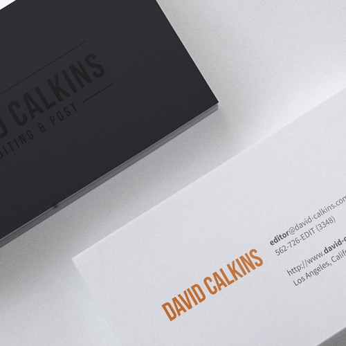 Business Card for Los Angeles based Video Editor | Business card contest