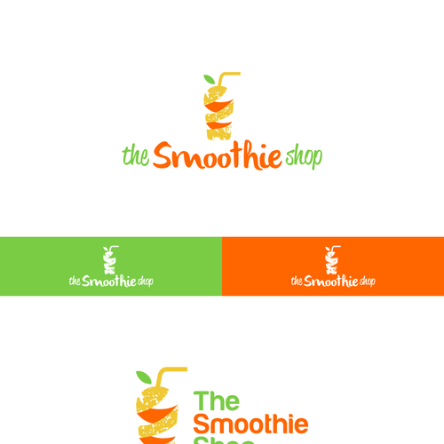 Create a fun logo and website template for our new Smoothie Shop ...