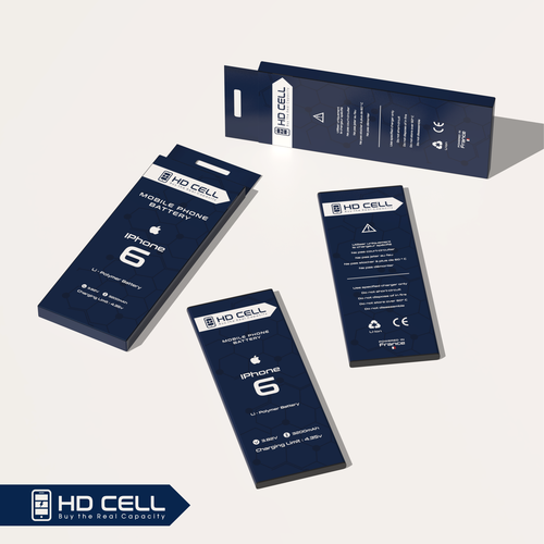 MOBILE PHONE BATTERY LABEL STICKER | Product packaging contest