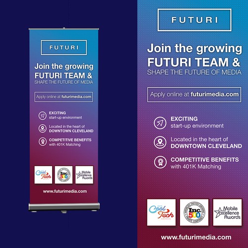 Easy Project - Create stand-up banner for College Recruitment Fair ...