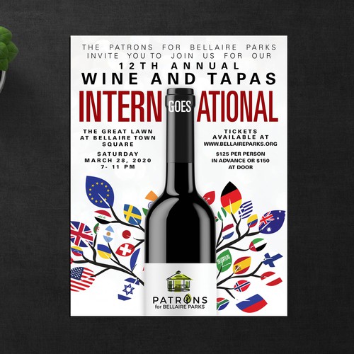 Wine and Tapas 2020 Invitation Design | Postcard, flyer or print contest