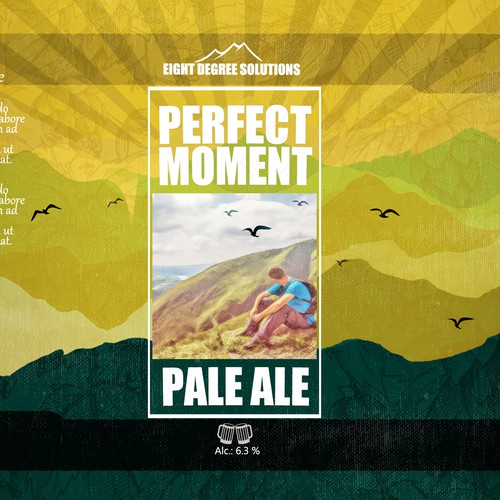 create awesome craft beer label for our new #perfectMoment Pale Ale ...