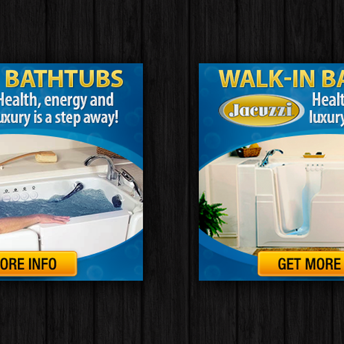 Designs | Jacuzzi Walk In Bathtub Banner Ads | Banner ad contest