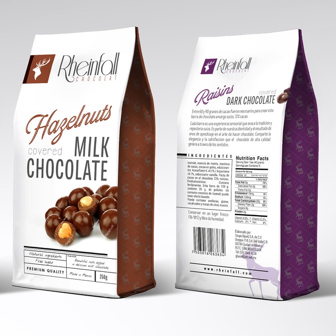 Distinguished packaging for Chocolate Covered Hazelnuts | Product ...