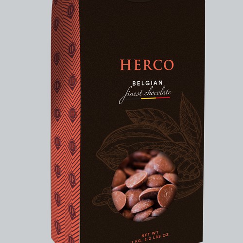 Designs | Bag and sticker design for finest Belgian chocolate chips ...