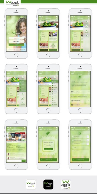 "Wayyak" mobile app new design | App design contest