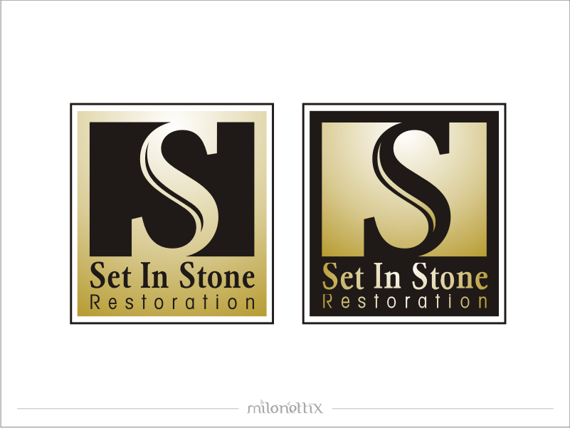 Set In Stone Restoration - Logo Design | Logo design contest