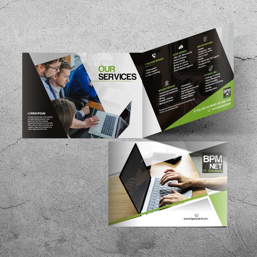 Folder for Managed IT / IT Services Company | Postcard, flyer or print ...