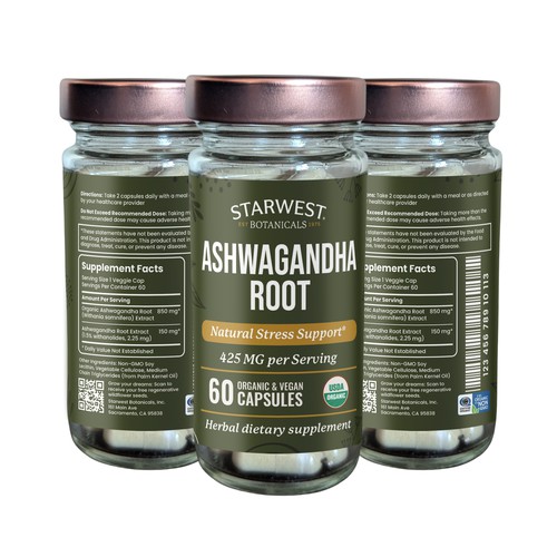 Designs | Organic Herb Capsule Label Design | Product packaging contest