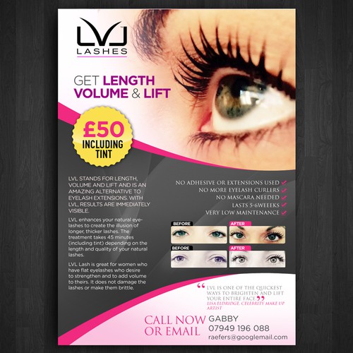 Create a stand out visual flyer that clearly sells my services as a ...