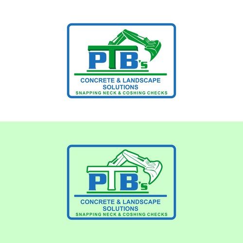 Designs | design a new trendy logo for a concrete and landscaping ...