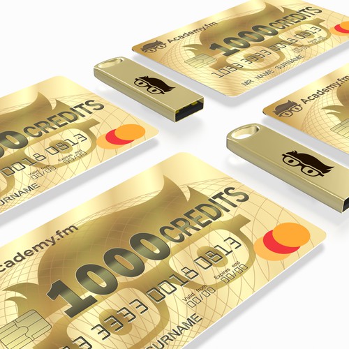 Create a Beautiful Golden "Credit" Card! | Product packaging contest