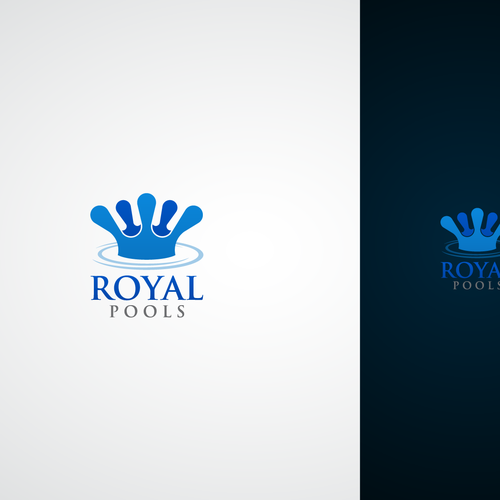 Create a crown from a splash of water for Royal Pools | Logo & business ...