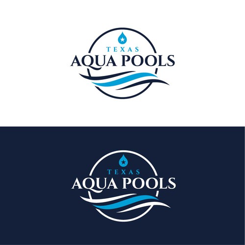 Designs | Elegant Design for Pool Construction Company-no Texas symbol ...