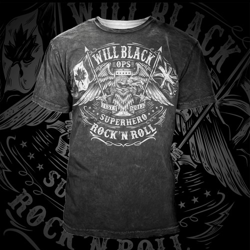 Design classic rock-style t-shirt | T-shirt contest