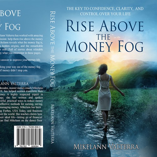 Designs | Rise above the money fog | Book cover contest