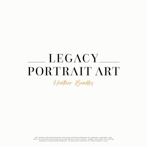 Designs | Sophisticated Logo for Luxury Portrait Studio | Logo design ...