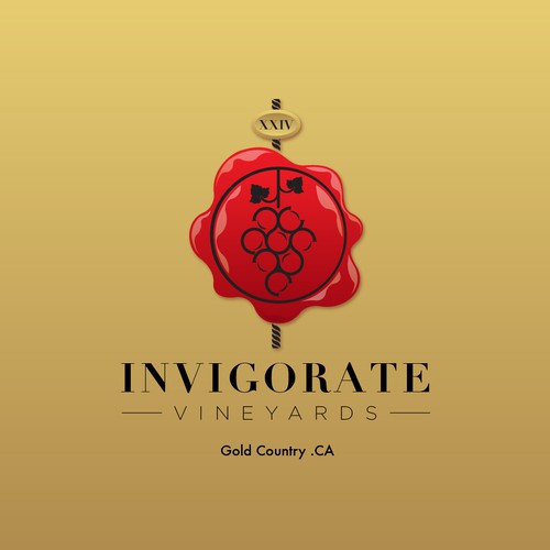 Design a sophisticated eye catching logo for Invigorate Vineyards ...