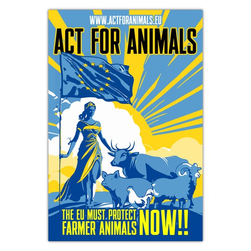 Designs | Poster for a public campaign for farmed animals in the ...
