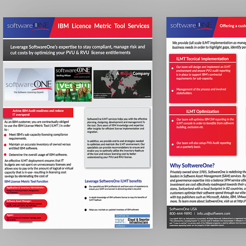 Design an Eye Catching Flyer for our new IBM ILMT service offering ...